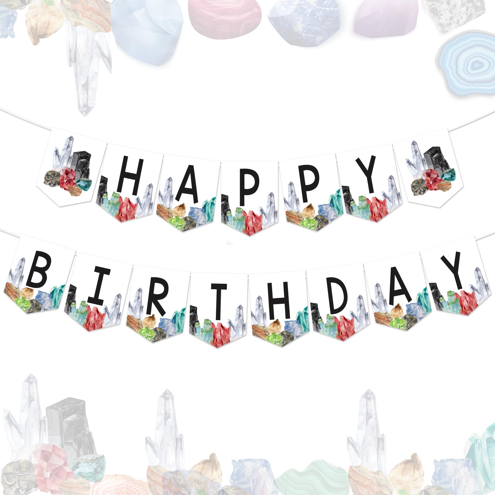 Amazon.com: Balterever Geology Birthday Party Decorations Rocks Geology ...