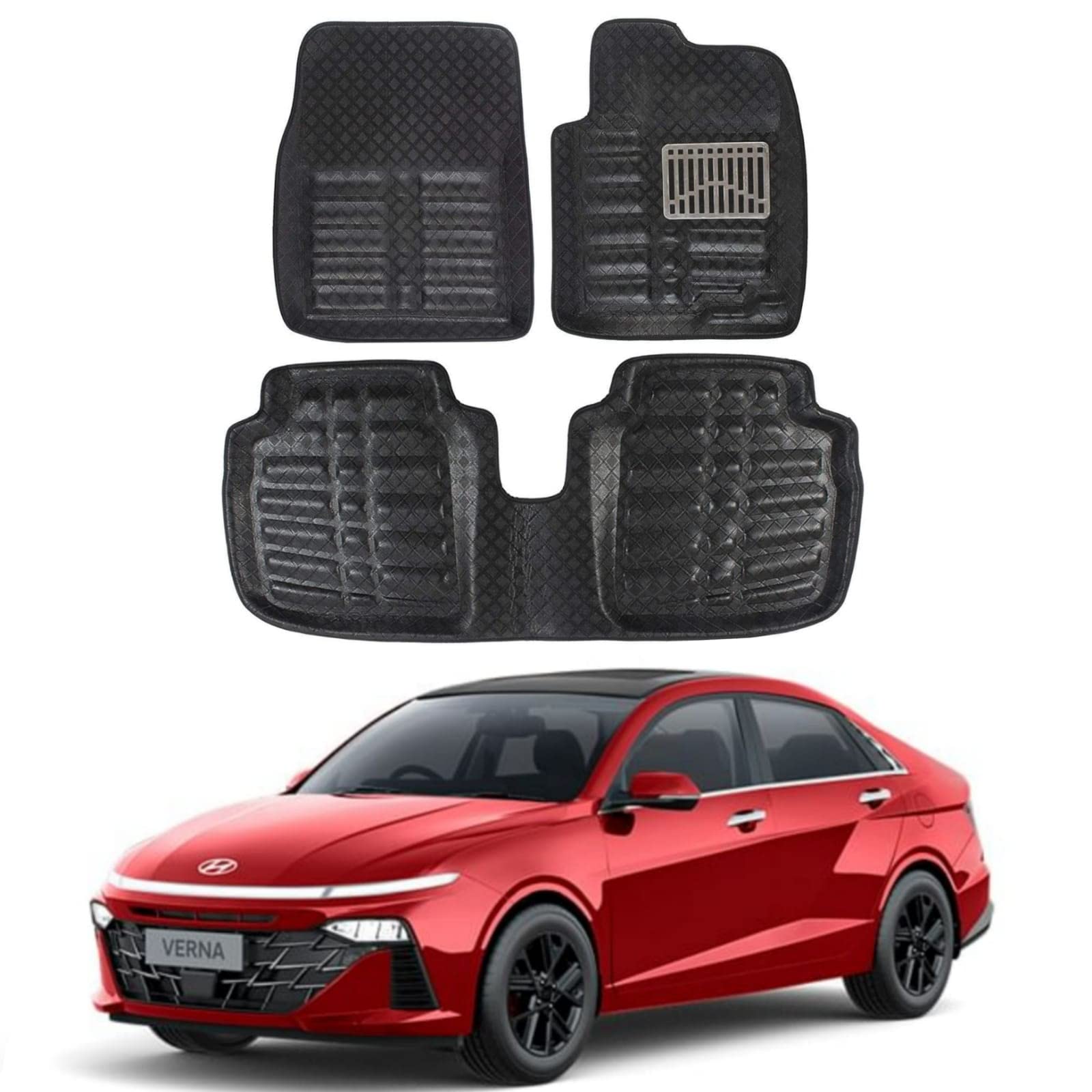 DS ENTERPRISE Thermoplastic 4D Car Floor Foot Mat Compatible for ...