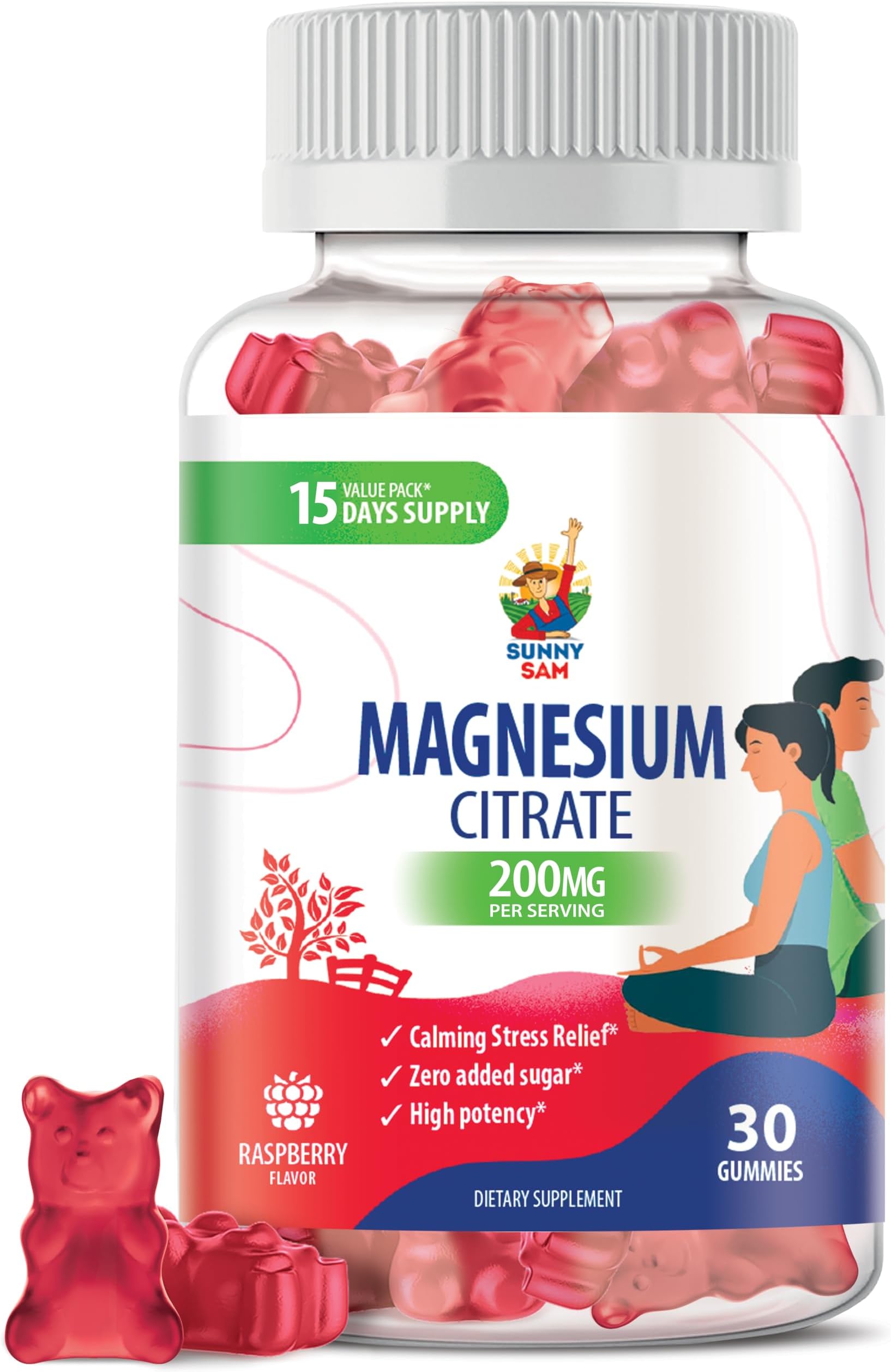Amazon.com: Magnesium Gummies for Kids & Adults - 500mg - Calm ...