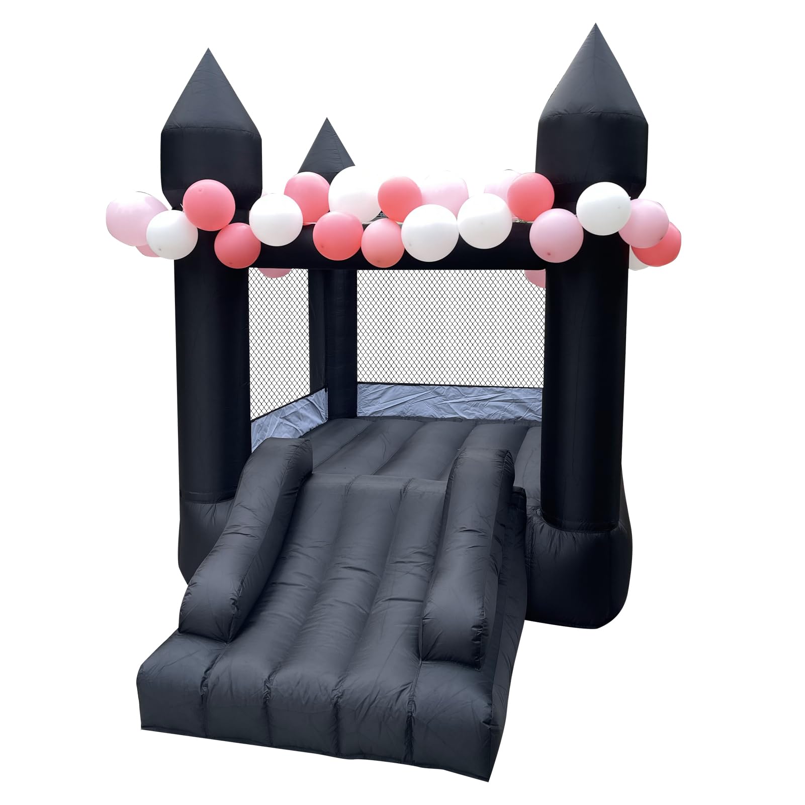 SJYHOPIFY Black Bounce House for Toddlers 1-8 Kids Indoor Small Mini ...