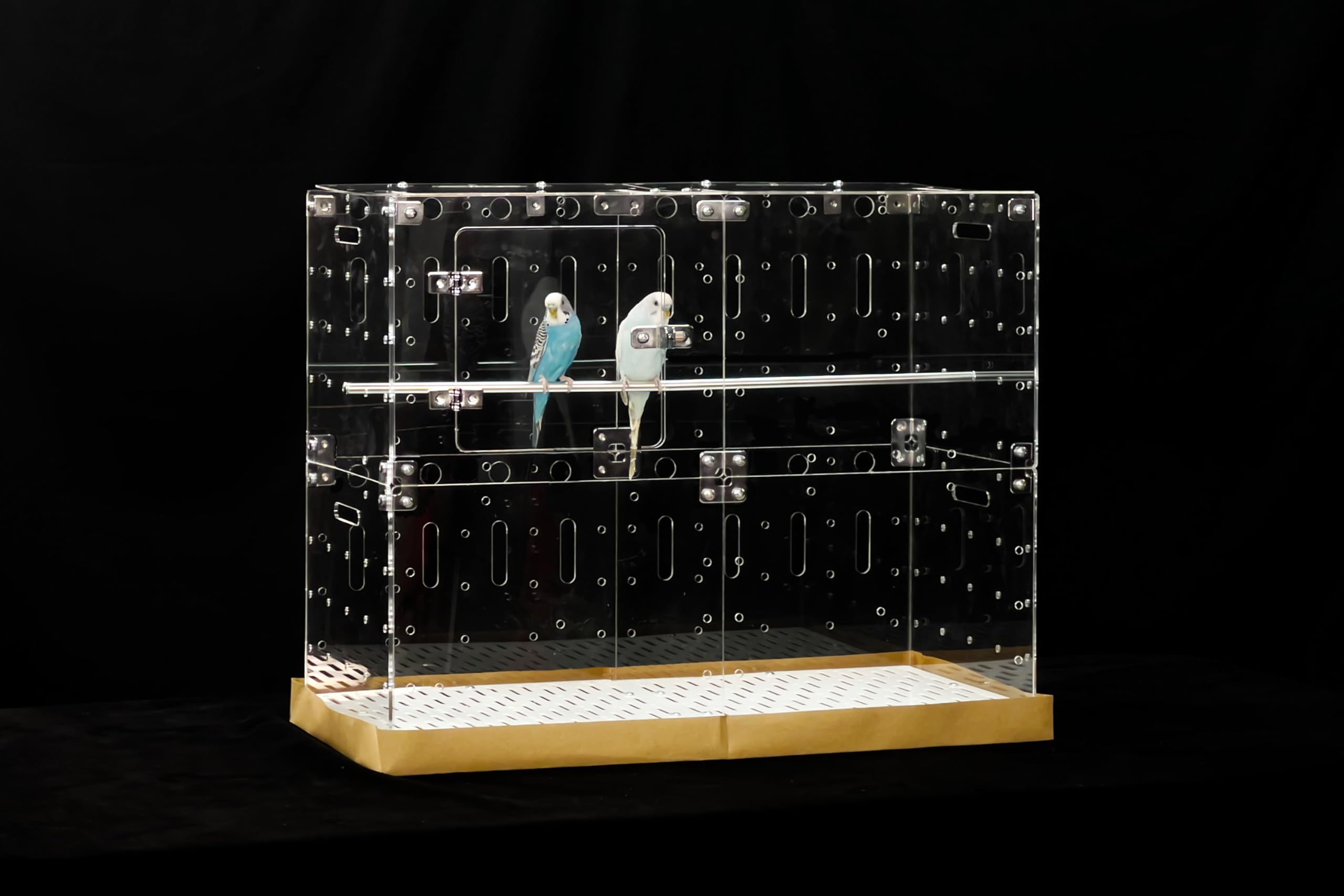 GuineaLoft™ Model-E Cage - Acrylic Bird Cage. DIY Extendable ...