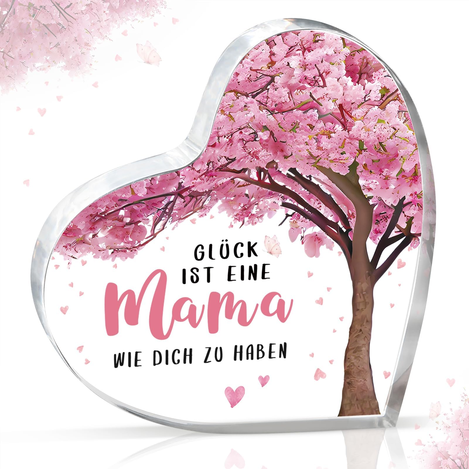 Amazon.de: Juratar® Geschenke für Mama von Tochter & Sohn – Herz Acryl ...
