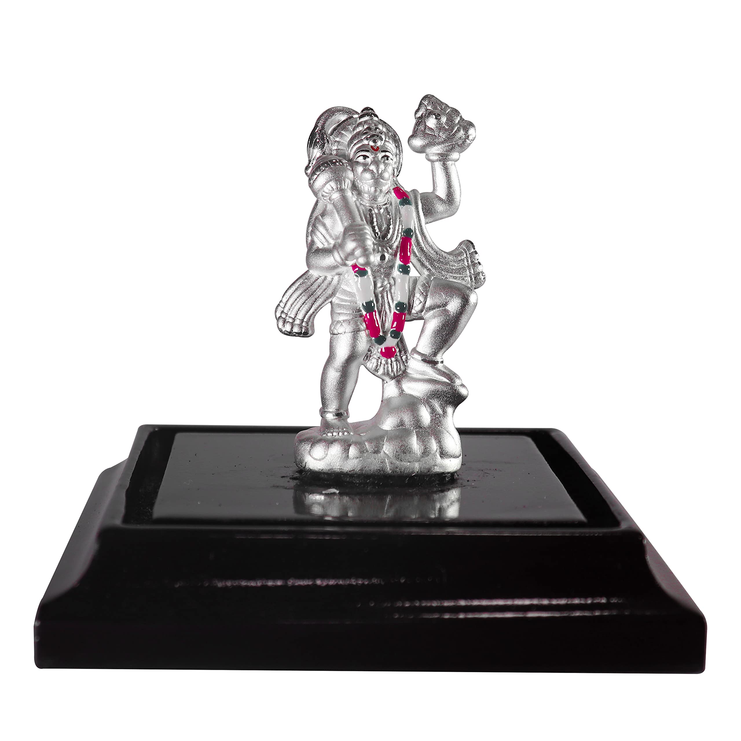 Buy Laxmi Jewellers Silver 999 Standing Hanuman Murti with Cabin ...