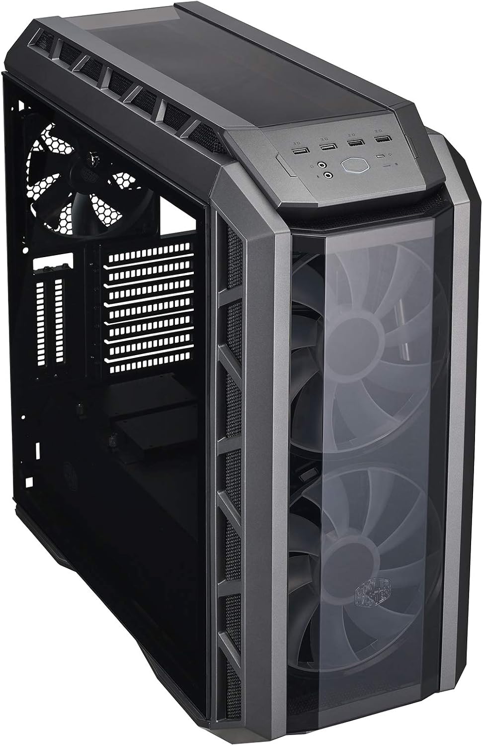 Cooler Master MasterCase H500P - RGB PC Case with Dual 200mm Fans for ...