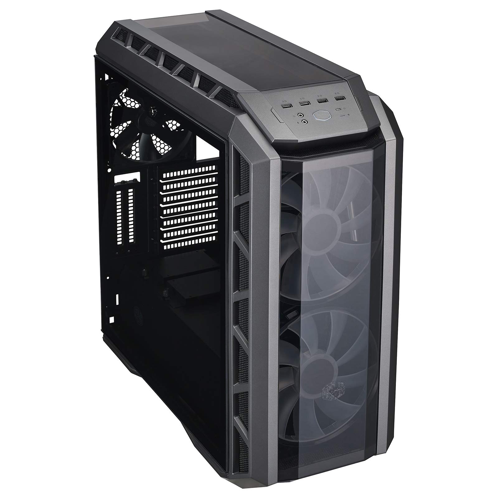 Buy Cooler Master MasterCase H500P - RGB PC Case with Dual 200mm Fans ...