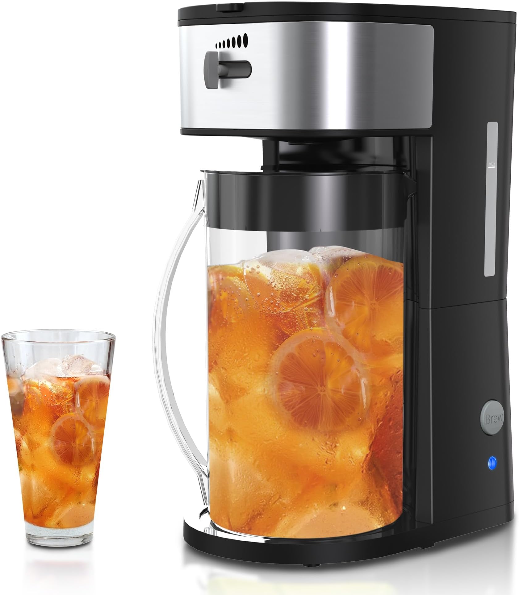 Amazon.com: Mr. Coffee 2-Quart Iced Tea & Iced Coffee Maker, Black ...