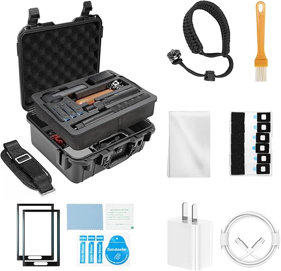 Amazon.com : AMAZEAR Hard Case Bundle Kitt for Insta360 X5 - Insta 360 ...
