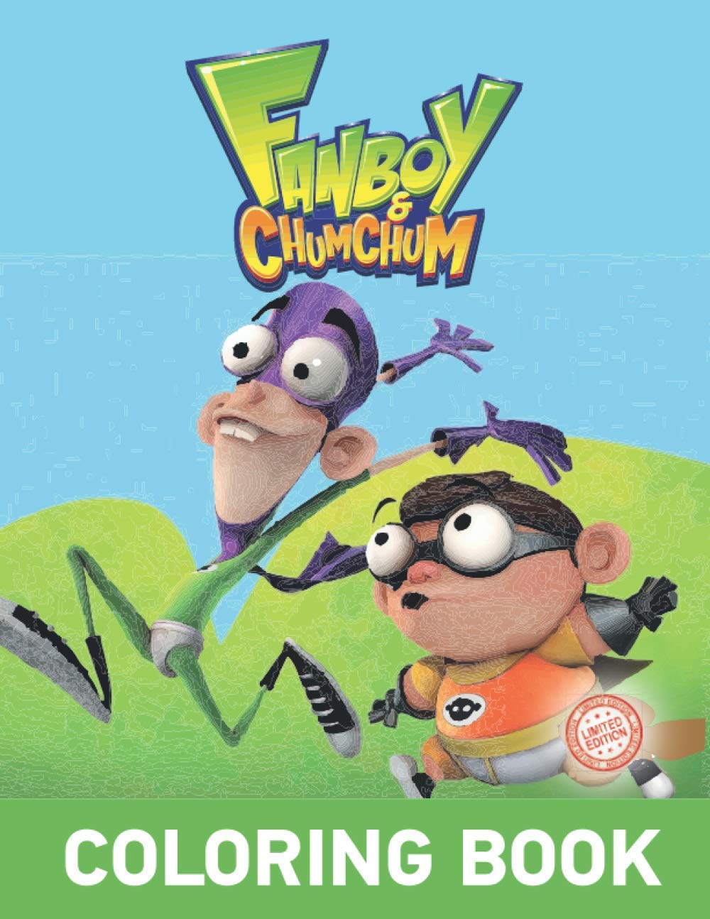 Buy FANBOY & CHUM CHUM coloring book: Easy and Large Designs ,+35 ...