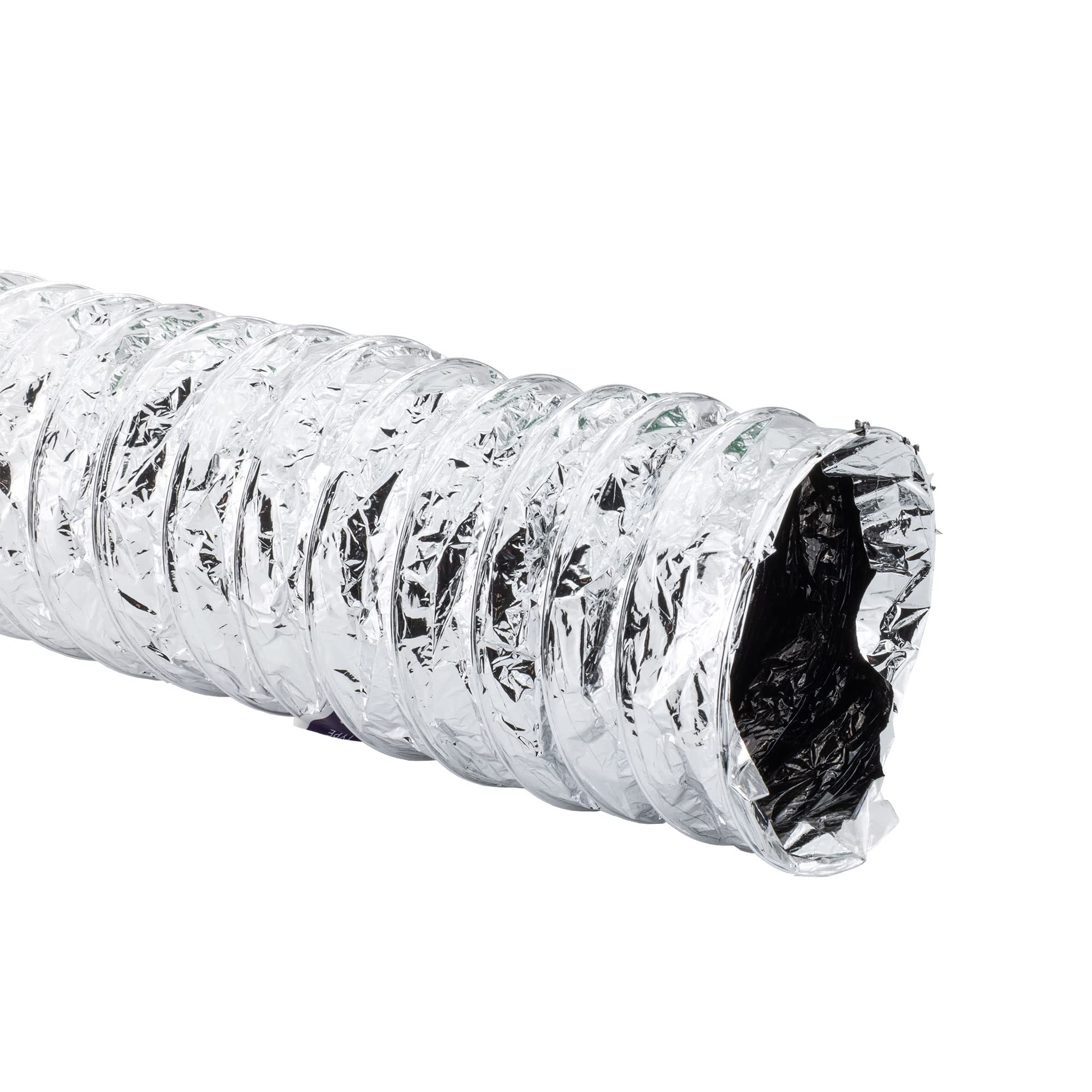 RecPro RV 4-Inch Flexible Foil Air Duct Hose | Non-Insulated Foil ...