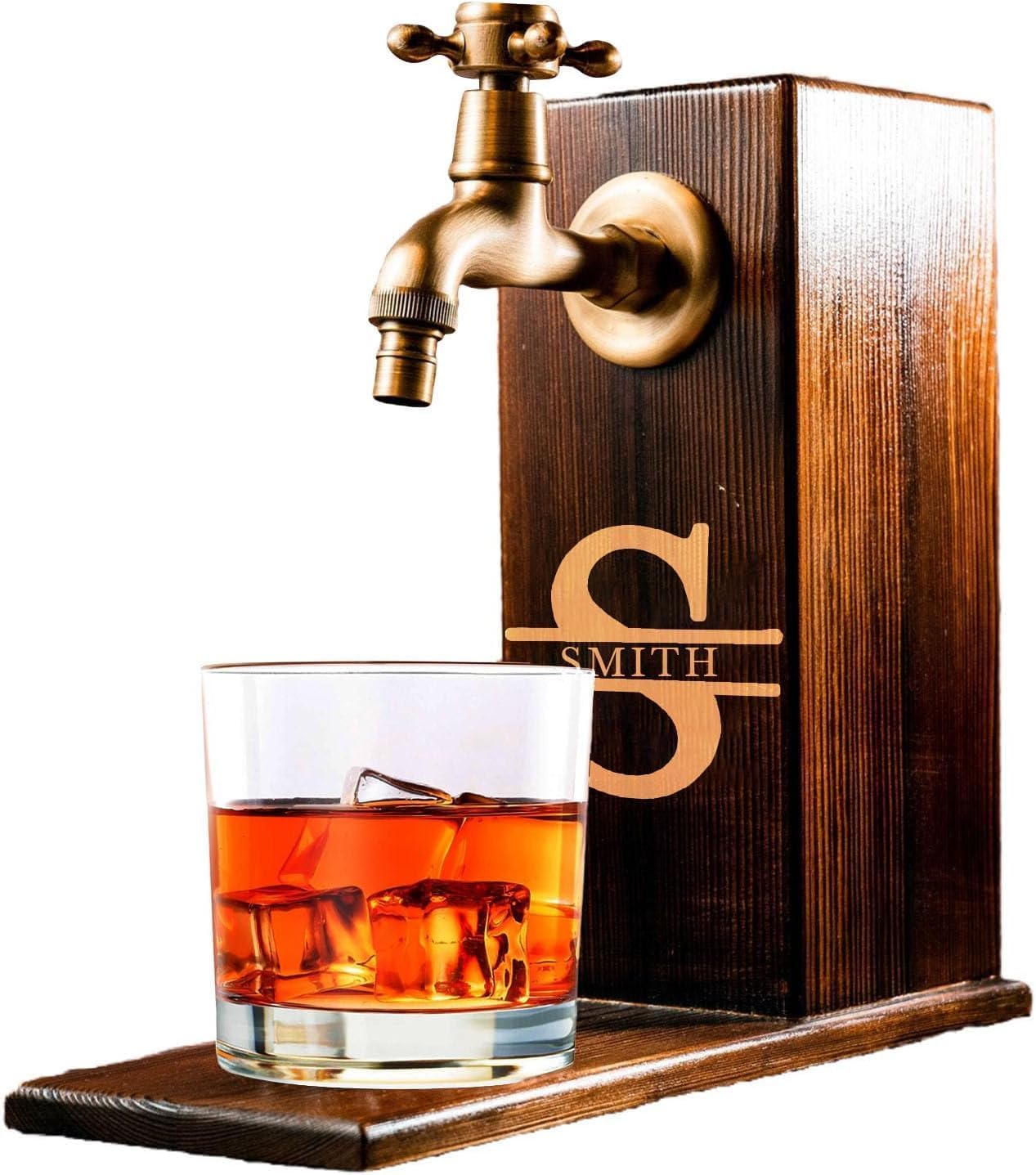 Amazon.com: CUSTNEY Custom Whiskey Dispenser Set Gift for Men Embossed ...