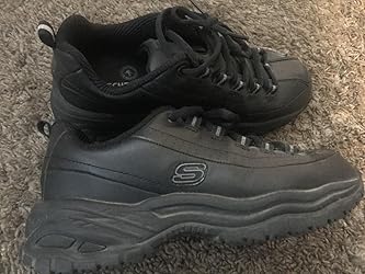 Amazon.com: Skechers for Work Women's Soft Stride-Softie Lace-Up, Black ...