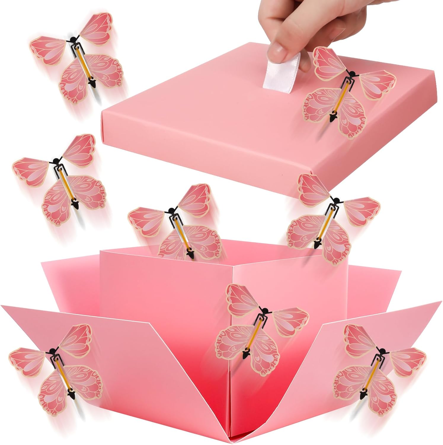 Amazon.com: XLSXEXCL Butterfly Explosion Gift Box, Flying Butterfly ...