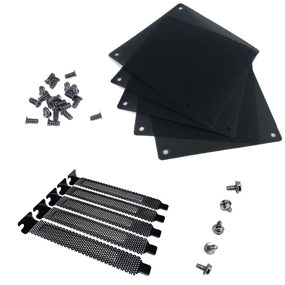 Amazon.com: Nincha 120 mm PC Fan Grills Dust-Proof Computer Mesh Pack ...