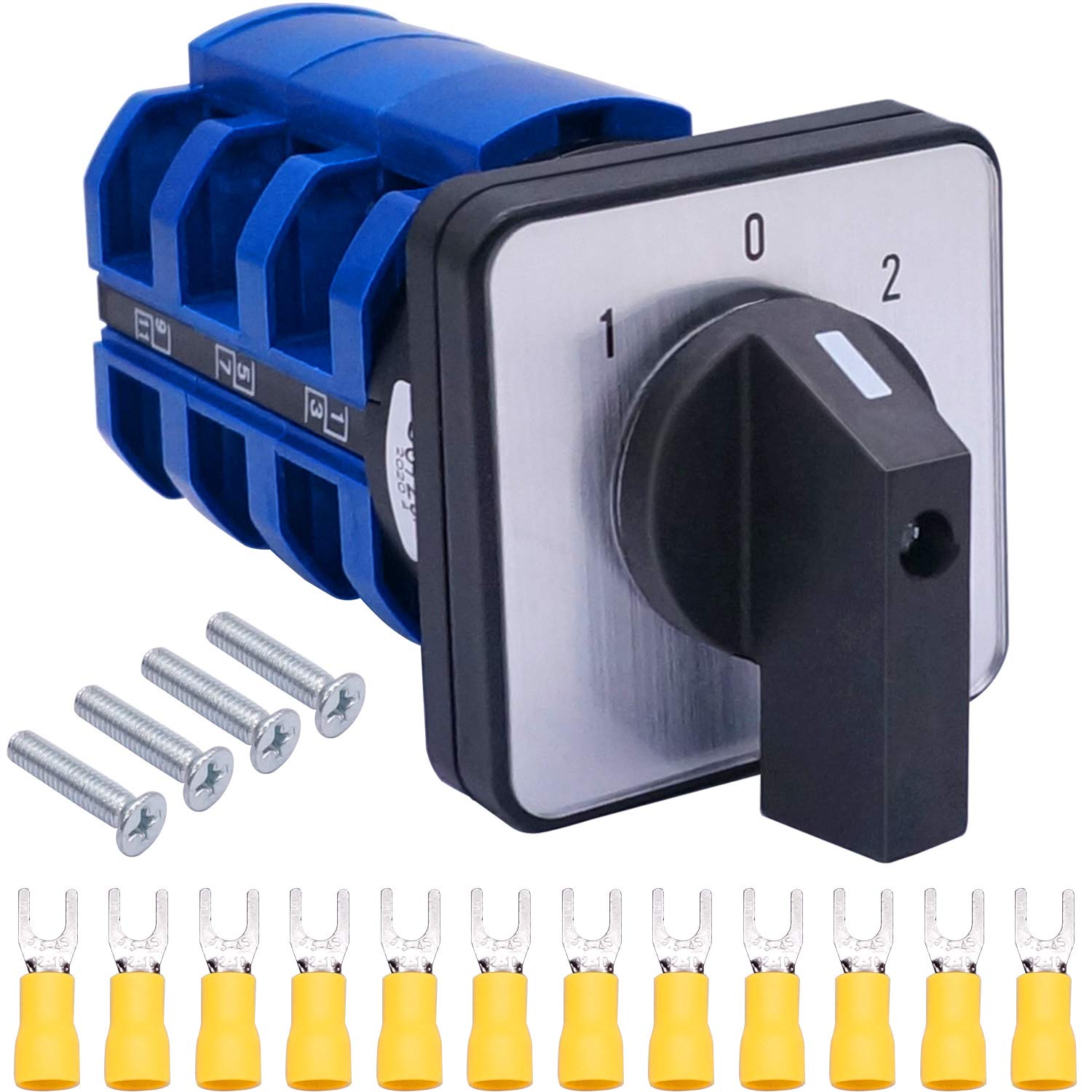 Snapklik.com : Universal Changeover Switch 63A 690V 3 Position 12 ...