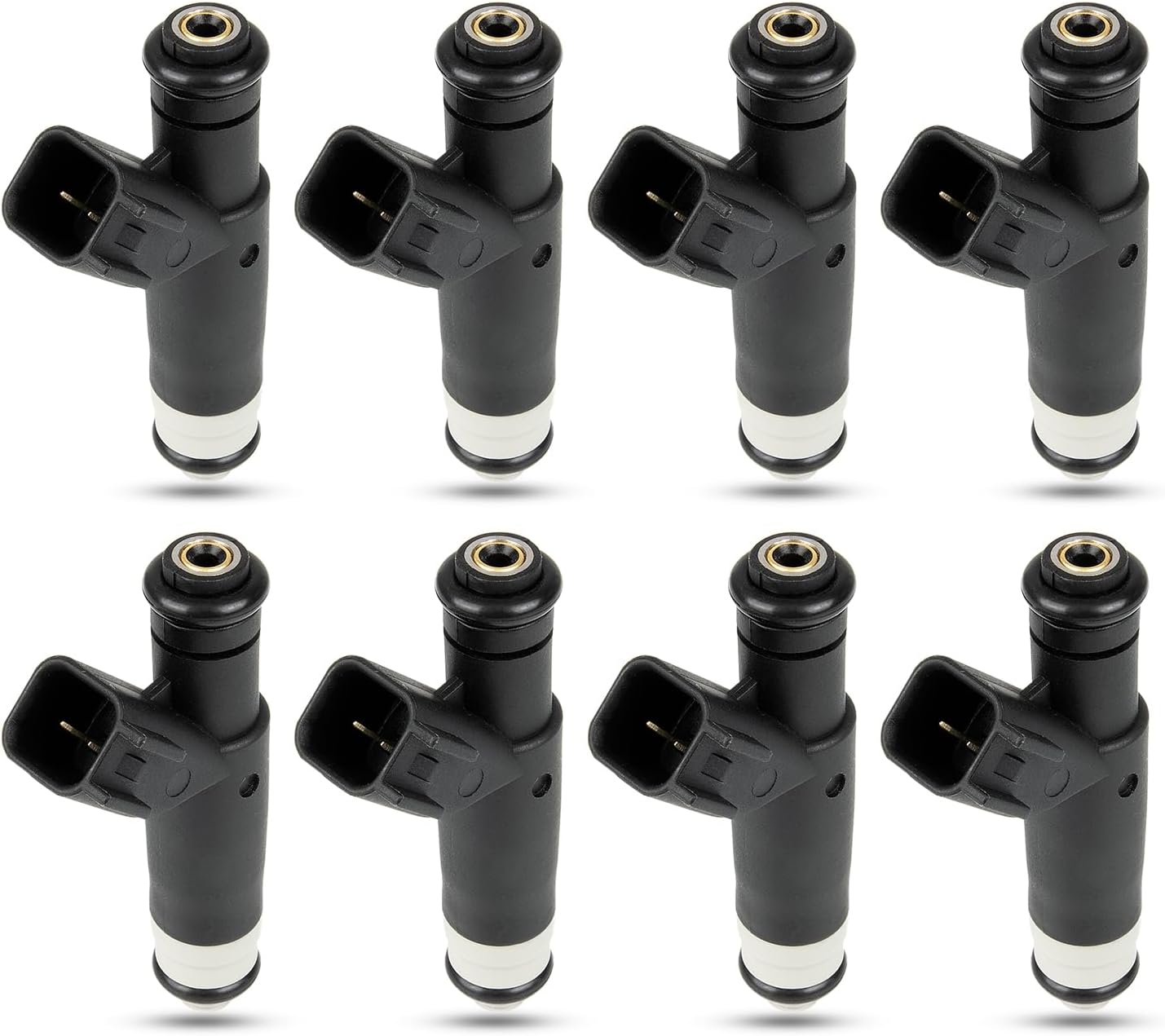 8 Pcs Fuel Injectors Compatible with 4.6L 2004-2008 Ford F150 E150 E250 ...