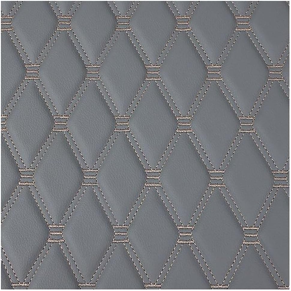 Amazon.com: Diamond Quilted Foam Faux Leather Vinyl Fabric Upgraded Non ...