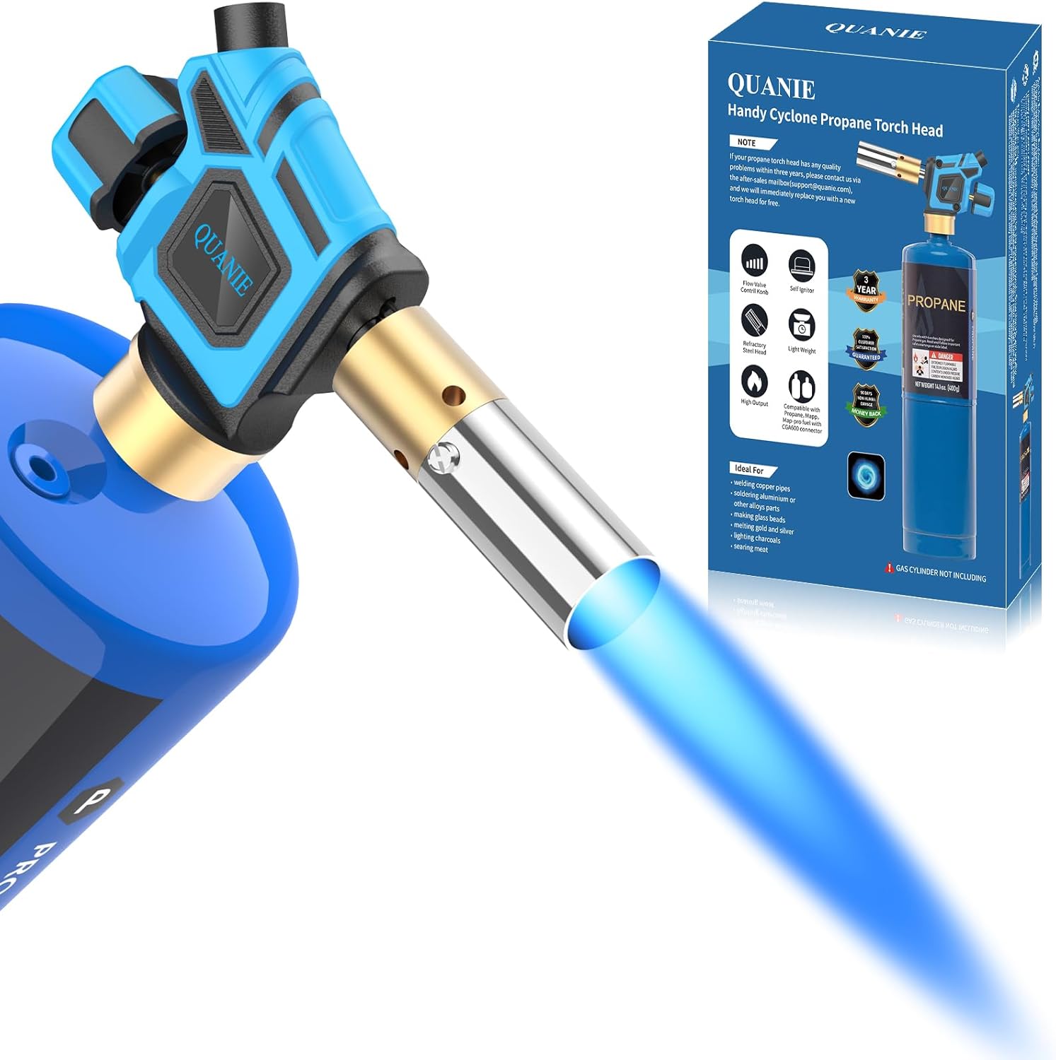 Amazon.com: Propane Torch Head,Handy Cyclone Propane Torch Head with ...