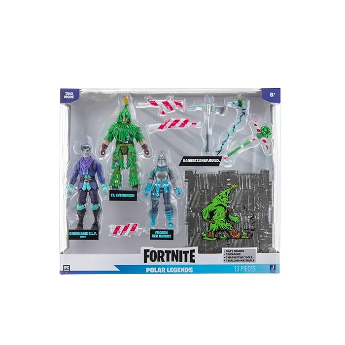 Buy Fortnite Polar Legends Action Figures 13 Piece Collectors Set - 3 ...