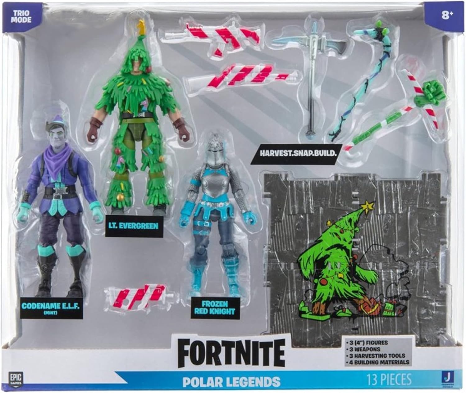 Fortnite Juego de figuras de acción de Polar Legends, 13 piezas, 3 ...