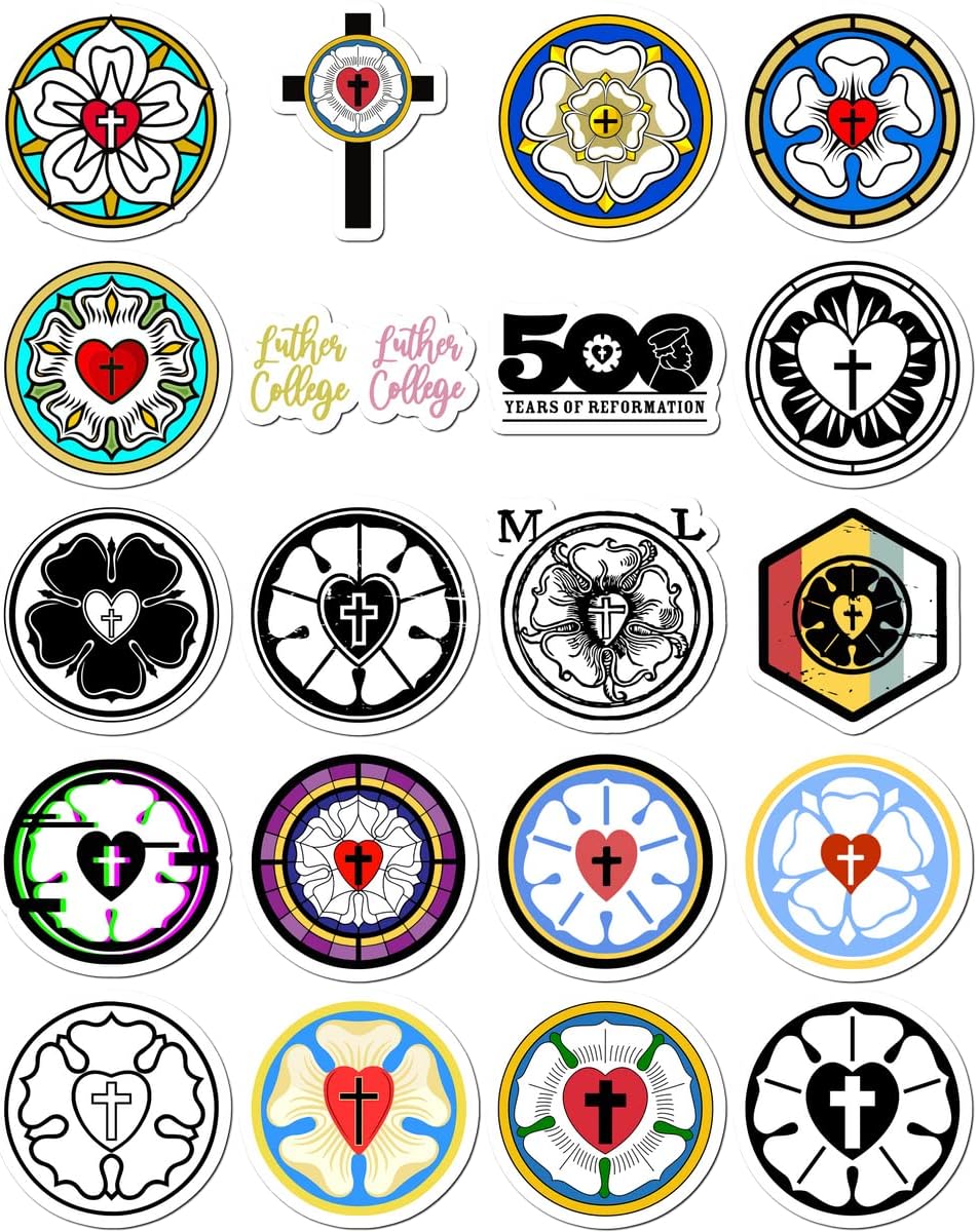 Amazon.com: Stickers Pack 20 Pcs Luther Waterproof Rose Vinyl Aesthetic ...