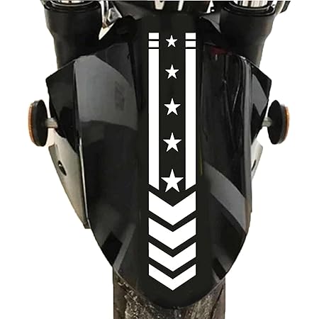 ISEE 360® Die Cut Bike Mudguard Strip Sticker Suitable for All Model ...