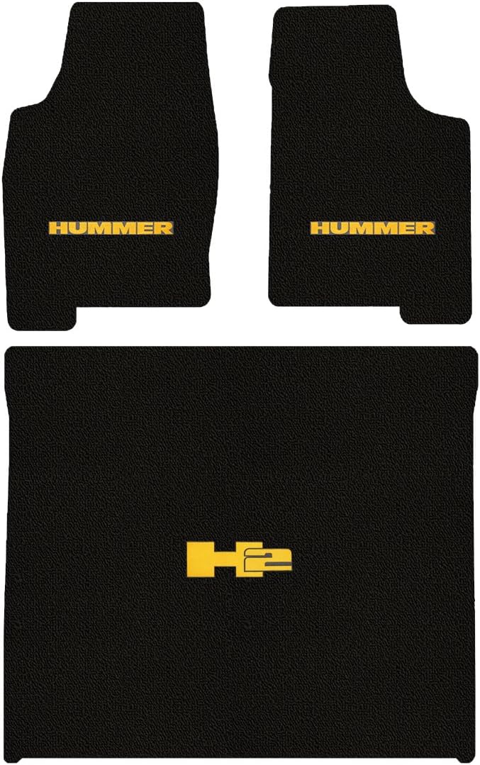 Amazon.com: Lloyd Mats ® - Classic Loop Black 3PC Floor Mats for Hummer ...