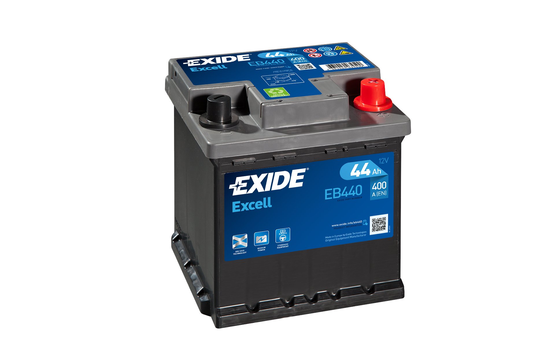 Exide Eb440 Starter Battery 44 Ah : Amazon.co.uk: Automotive