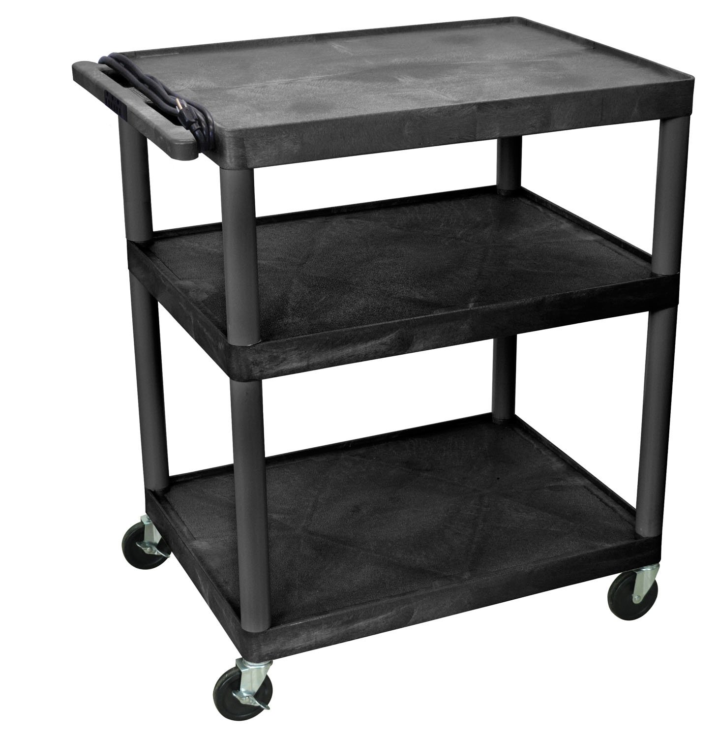 Amazon.com: LUXOR LP40E-B Audio Visual Cart : Office Products