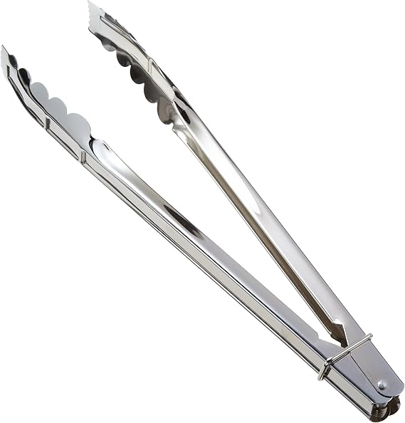Amazon.com: BRADSHAW INTERNATIONAL 25877 12" Chrome Plated Tongs: Food ...