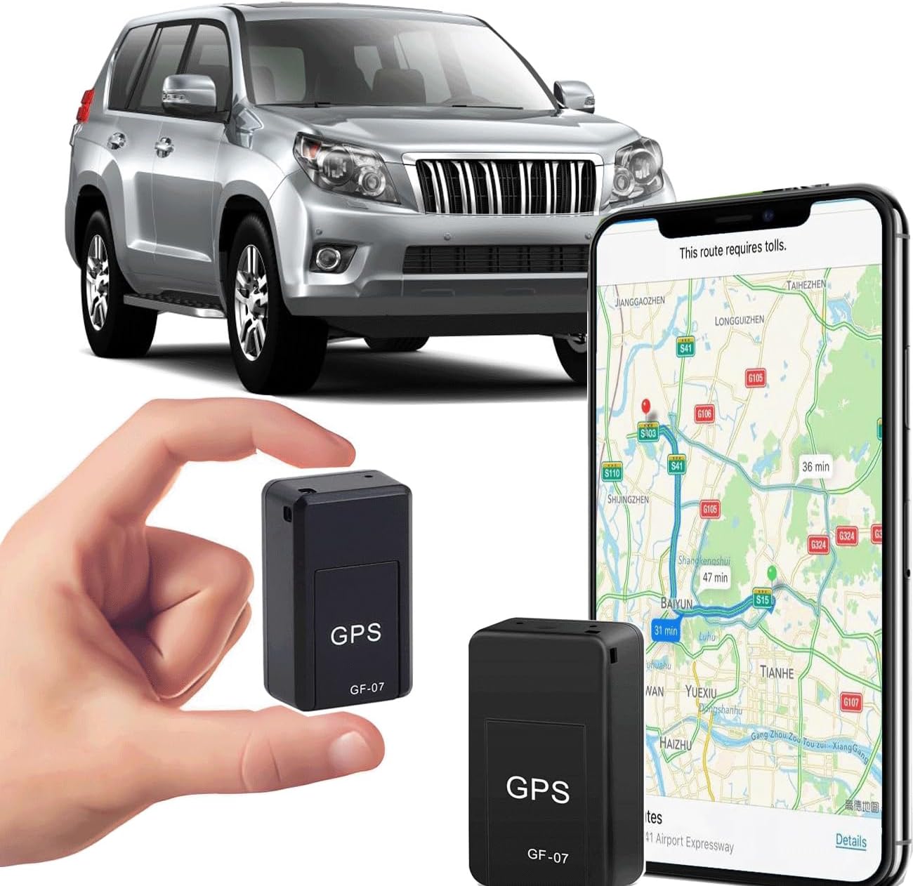 Amazon.com: Mini GPS Tracker for Vehicles - Car GPS Trackers Portable ...
