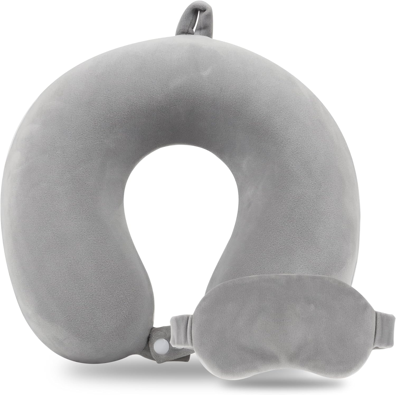 Amazon.com: Sexysamba Pure Memory Foam Travel Pillow Set for Adults ...