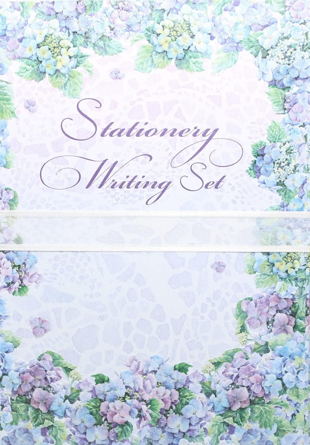 Amazon.com : Embossed Writing Paper Set- Hydrangea Design from Carol ...