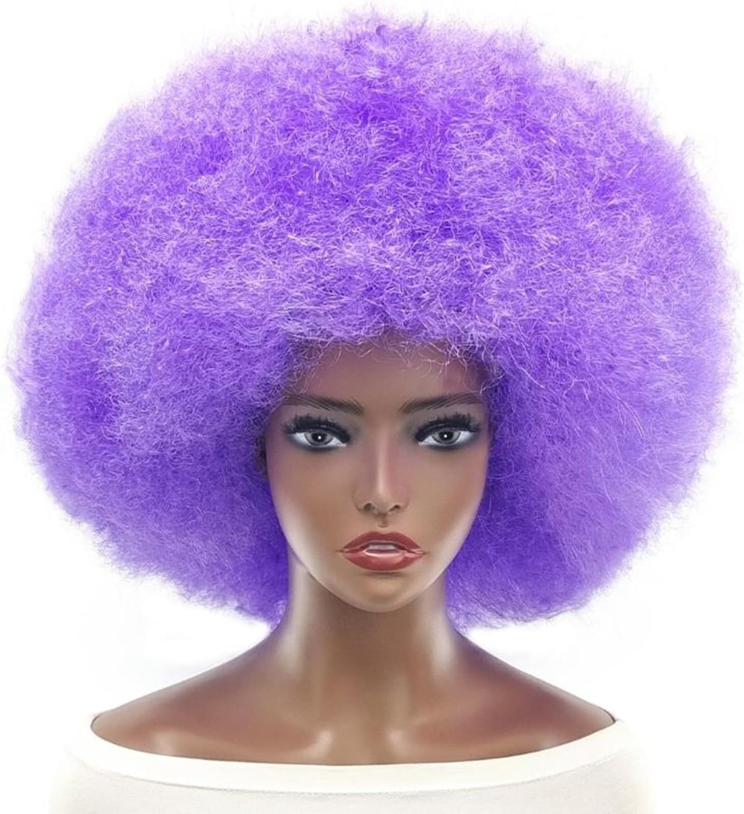 Amazon.com : 70s Retro Fun - Ultra-Fluffy Short Curly Afro Wig for ...
