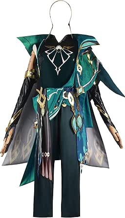 Amazon.com: Game Genshin Impacto Al Haitham Cosplay Costume Halloween ...