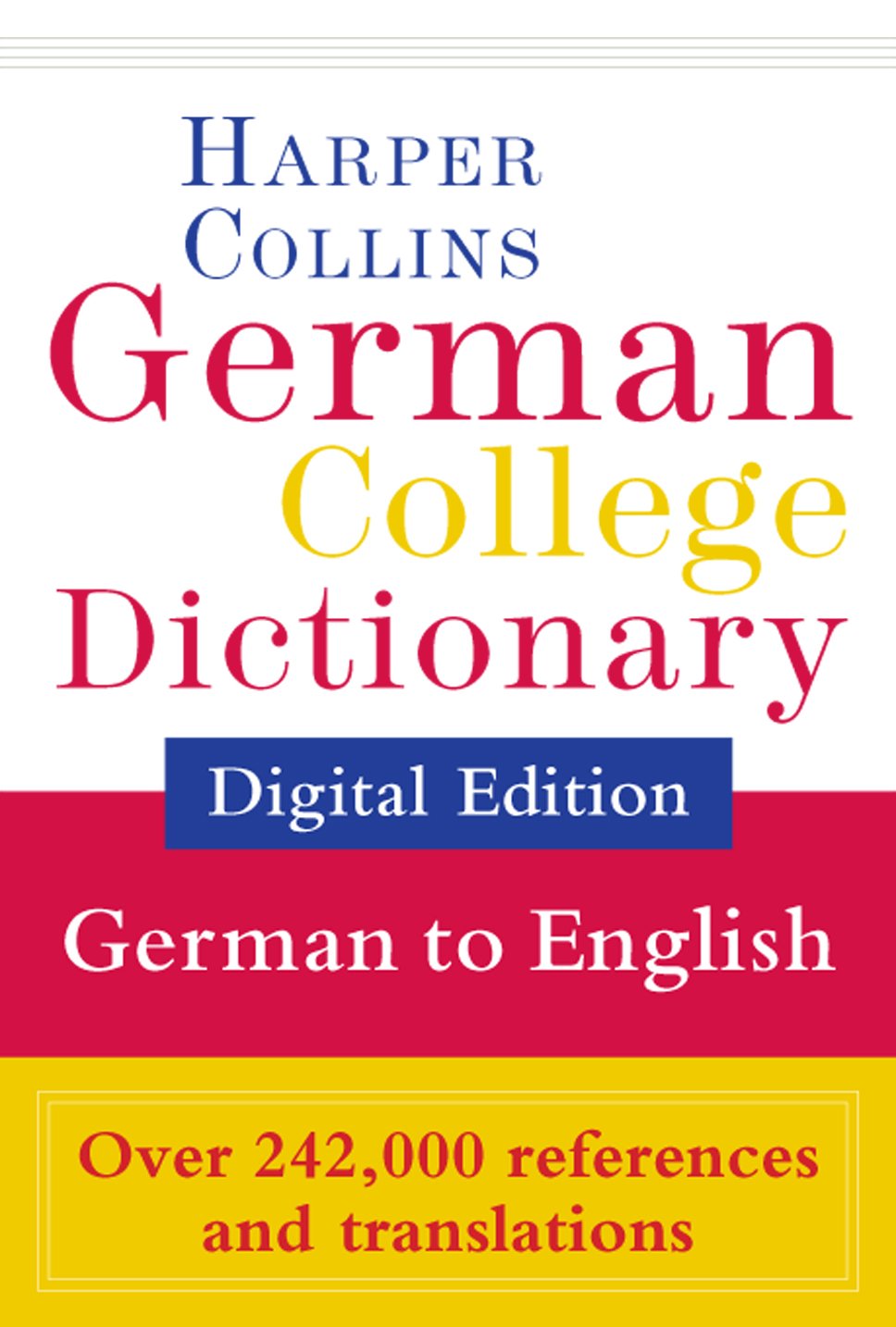 HarperCollins German English College Dictionary German College harpercollins-german-english-college-dictionary-german-college