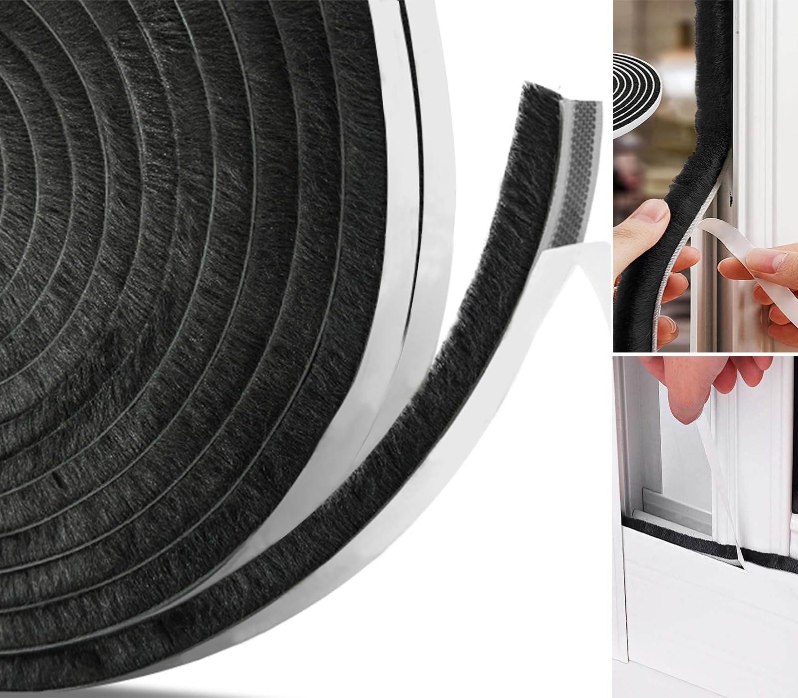 AFAXINRIE Draft Excluder for Doors, Draught Excluder for Windows, 5 ...