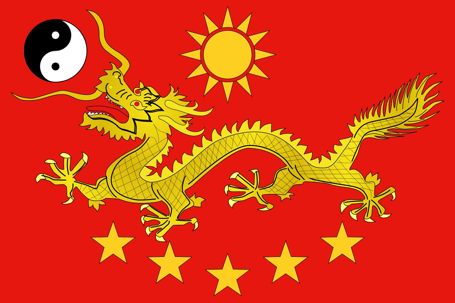 Ancient Chinese Flag