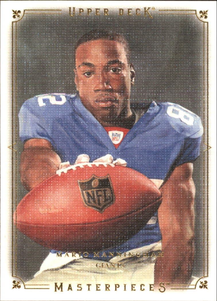 Amazon.com: 2008 UD Masterpieces #61 Mario Manningham RC NFL Football ...