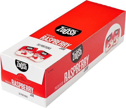 Zoosh Raspberry Jam, 13.6g x 50 Portions, 680g : Amazon.com.au: Grocery