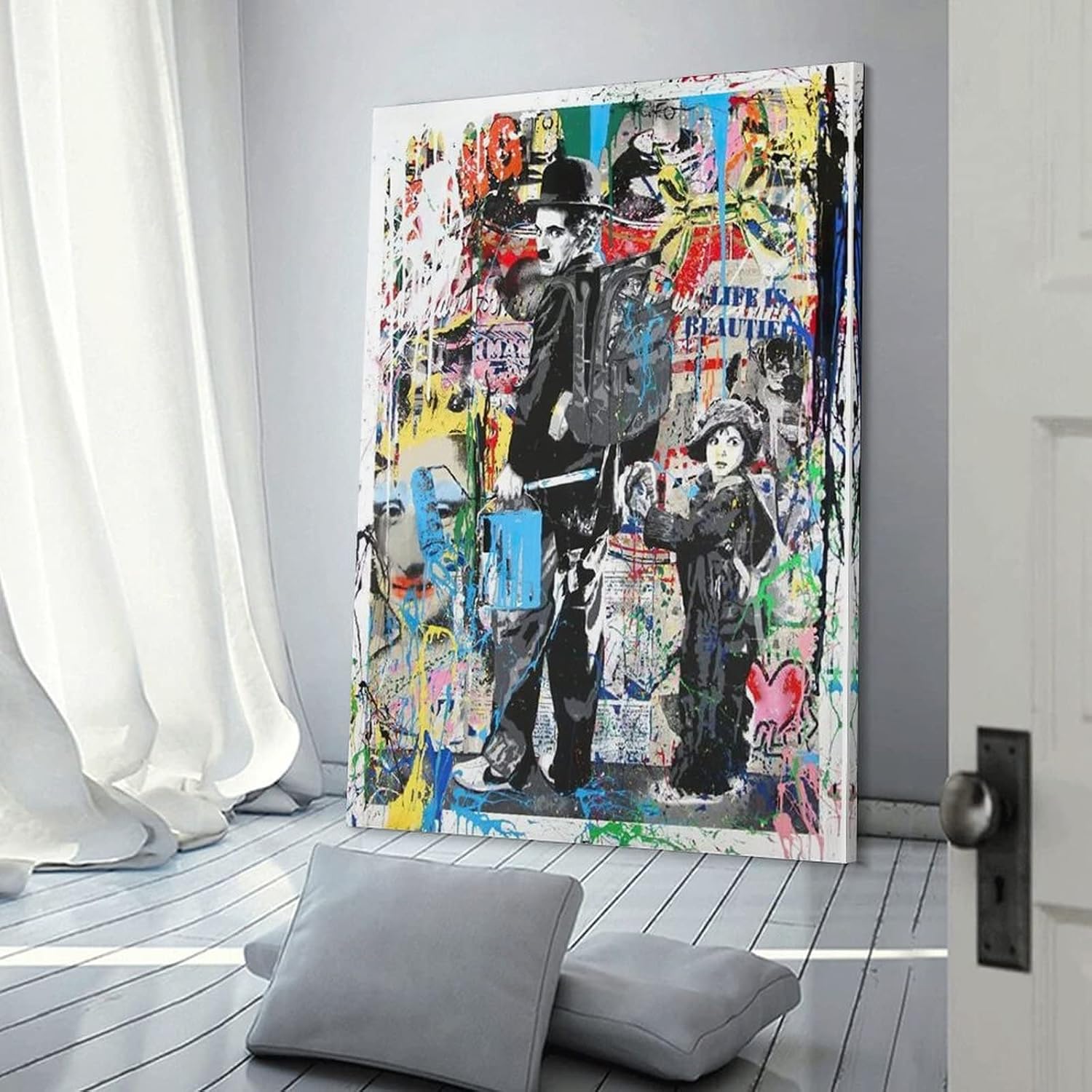Graffiti De Charlie Chaplin Art Street Poster