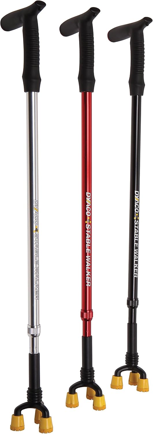 Amazon.co.jp: DYACO SW850 ステーブルウォーカー 伸縮杖 ブラック : ドラッグストア