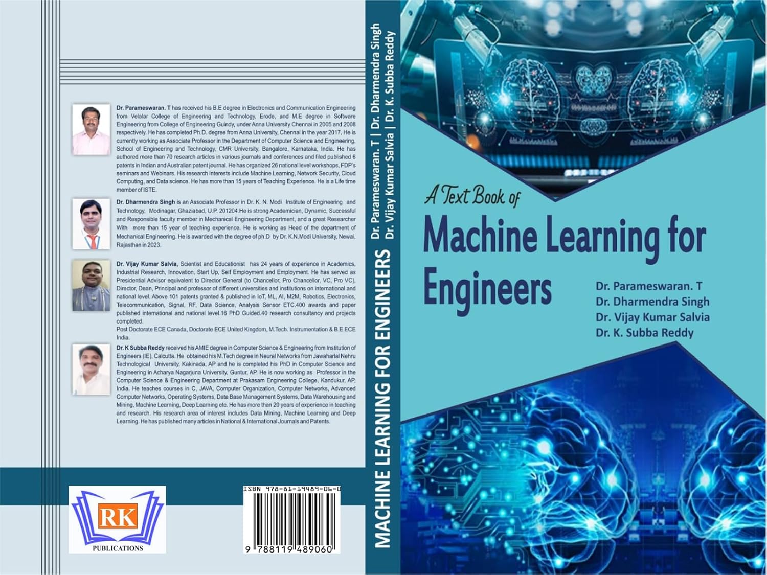 Machine Learning for Engineers : Dr. Parameswaran. T, Dr. Dharmendra Singh, Dr. Vijay Kumar ...