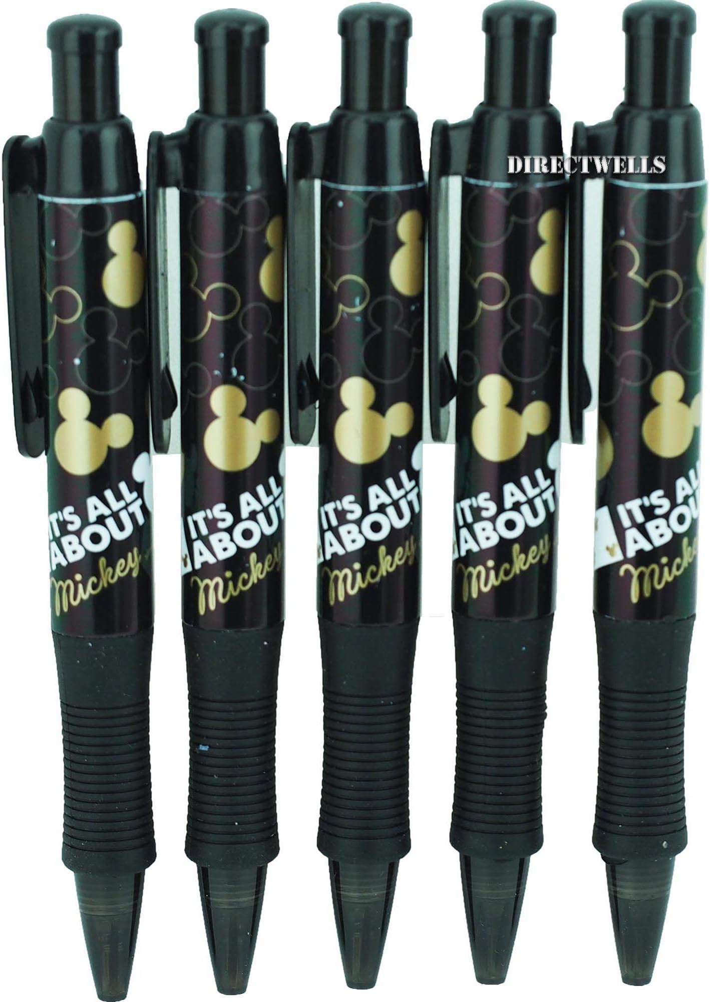 Amazon.com : Disney Mickey Mouse 5 Retractable Pens Pack : Office Products