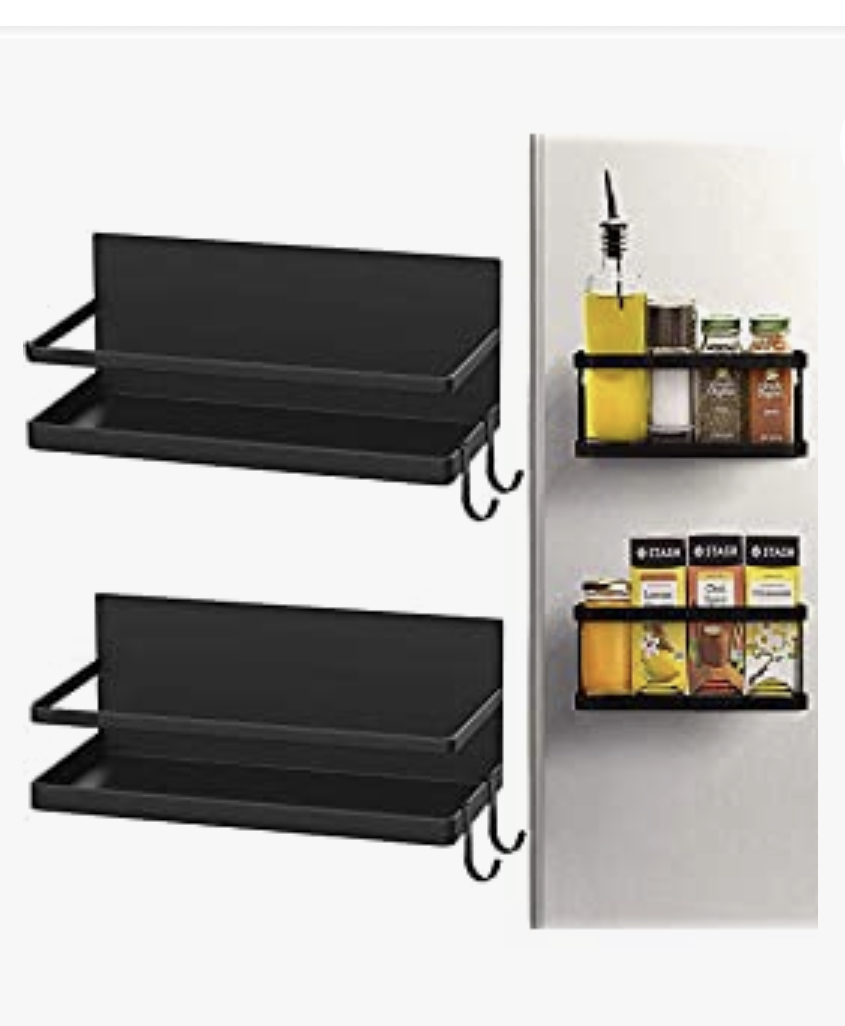 Watch Strong magnetic shelf. My favorite. #storage#orginization. on ...