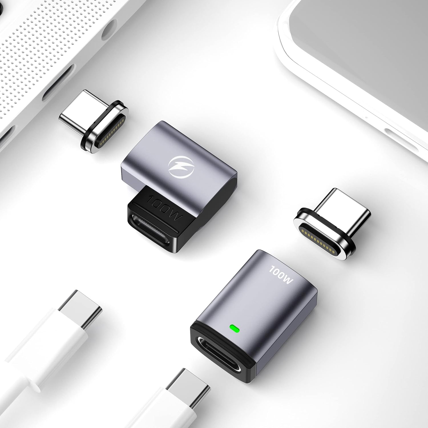 Amazon.com: DuHeSin USB C Magnetic Adapter (2 Pack) Magnetic USB C ...