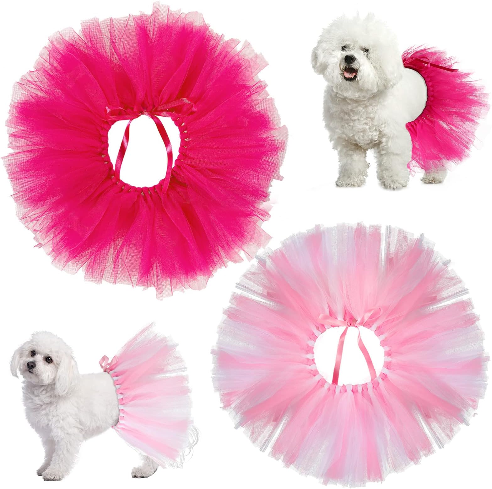 Amazon.com : Pawpatu Handcrafted Purple Mesh Tutu for Extra Large Dogs ...