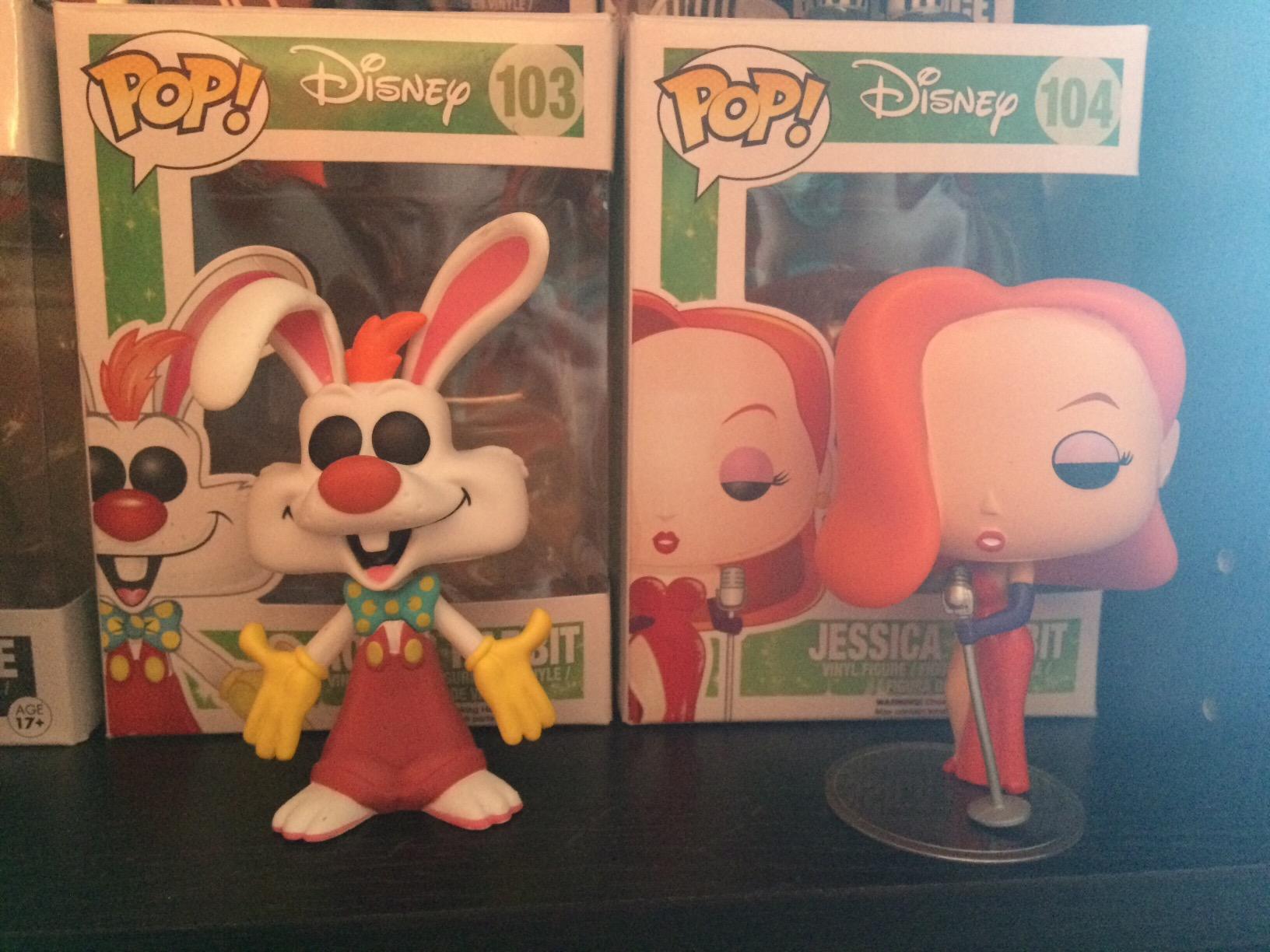 Amazon.com: Funko Pop! Disney: Roger Rabbit Roger Rabbit Action Figure ...