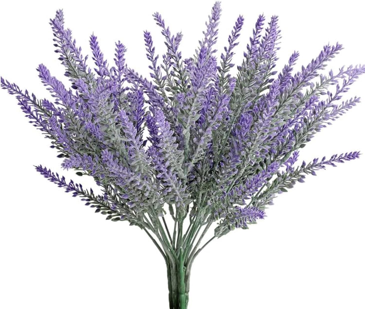 Amazon.com: Flojery Artificial Lavender Flowers with Silk Flocked Fake ...