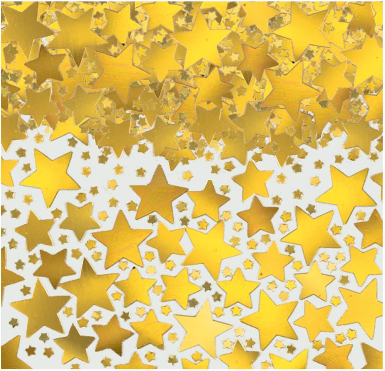 Amazon.com: Gold Metallic Star Confetti - 2.5 oz. (1 Count) – Fun ...