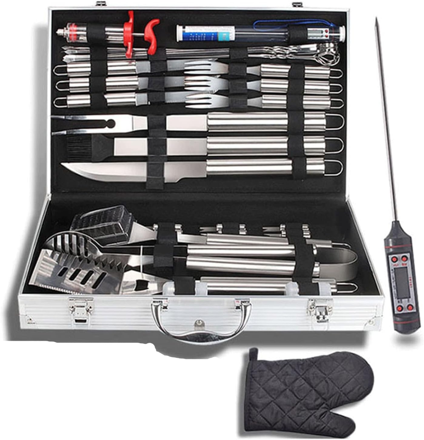 Amazon.com : FEDRUI BBQ Grill Tools Set, Stainless Steel BBQ ...